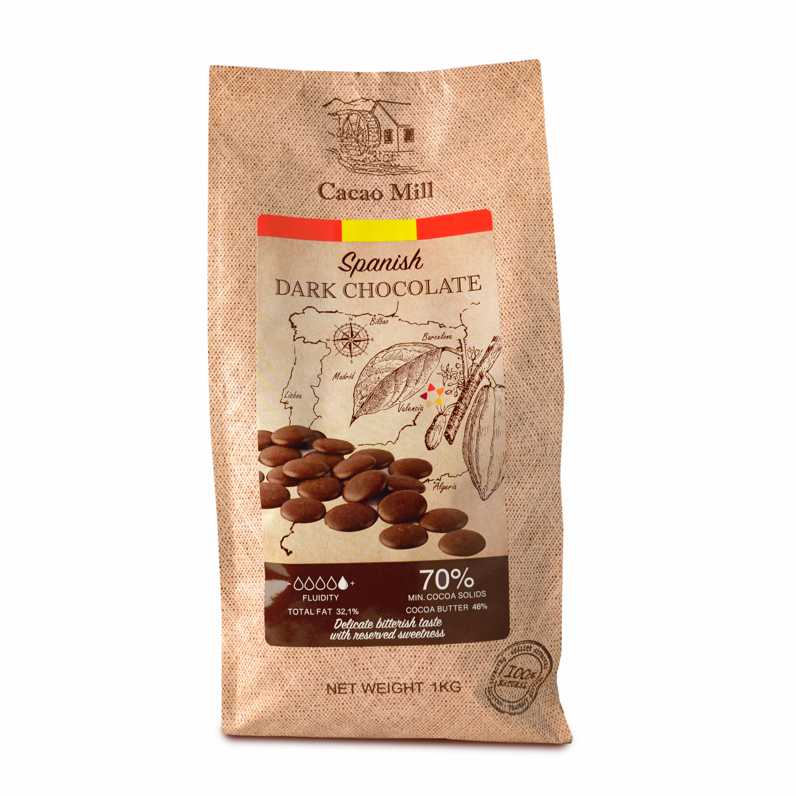 Dark chocolate Natra Cacao 70% – Cacao Mill